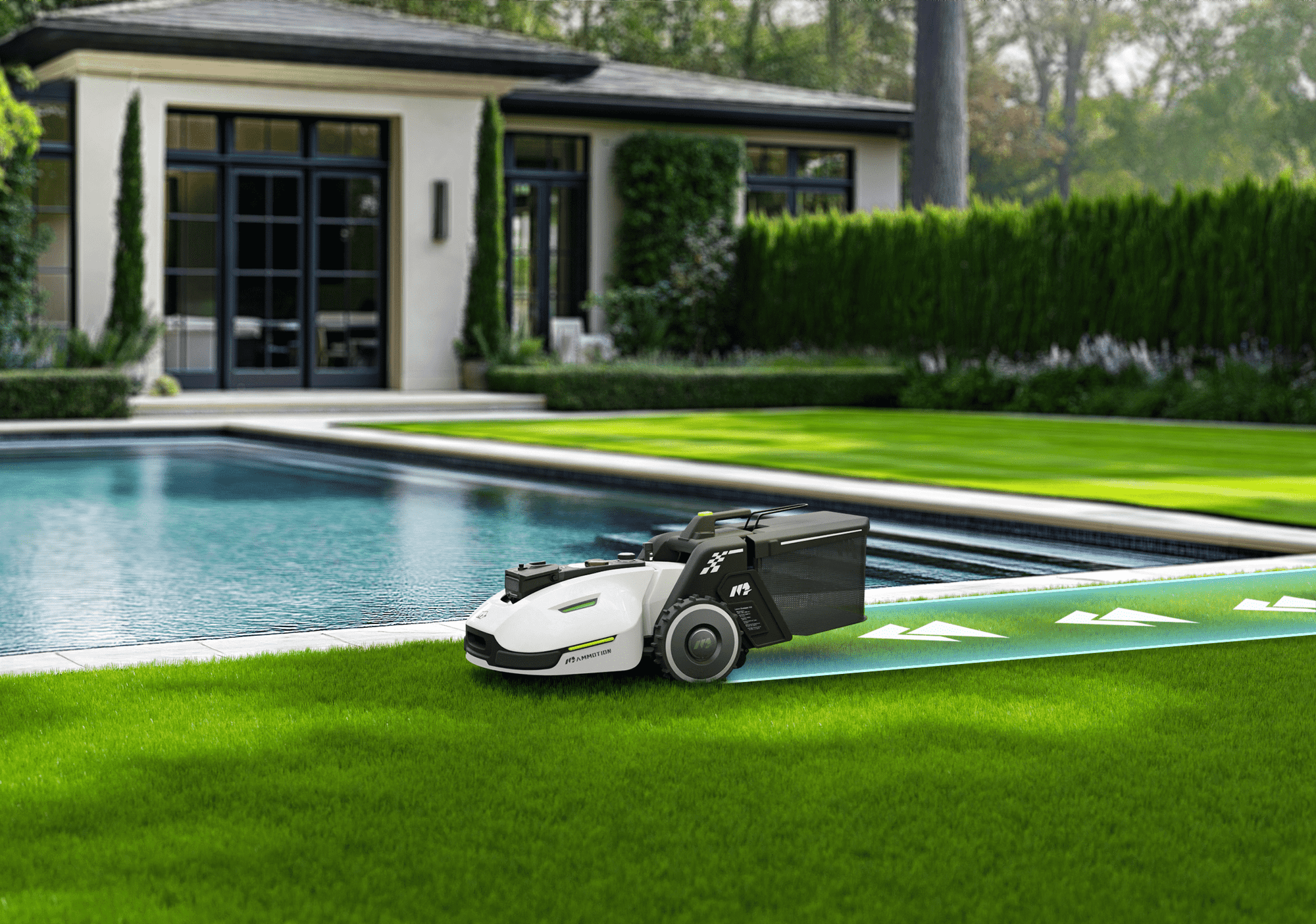 YUKA: Robot tondeuse balayeuse 2-en-1 avec vidage automatique | Mammotion FR